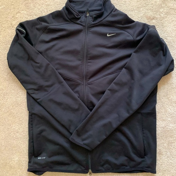 Nike | Jackets & Coats | Drifit Full Double Zipper Element Jacket ...
